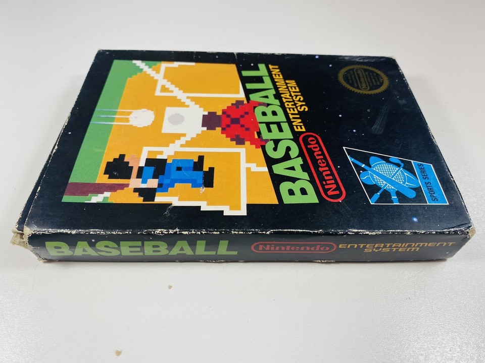 BASEBALL -- NES Nintendo Game Original HANG TAB BOX Complete CIB ...