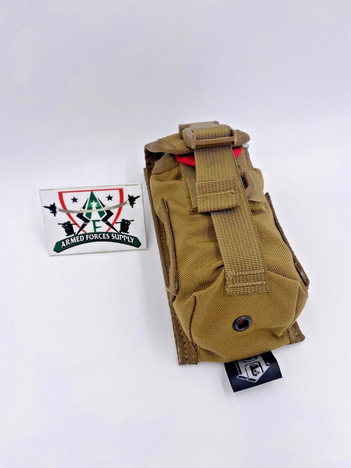 HIGH SPEED GEAR COYOTE MEDICAL POUCH WITH MOLLE BLEEDER/BLOWOUT PULL ...