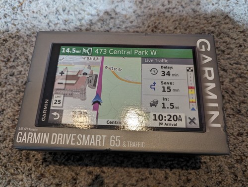 Garmin DriveSmart 65 6.95" GPS System with Real-Time Traffic - 010 ...