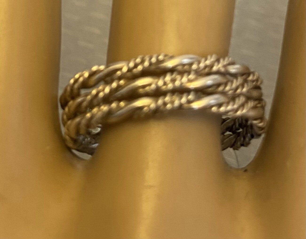 Southwestern Sterling Silver Triple Twisted Rope Patt… - Gem