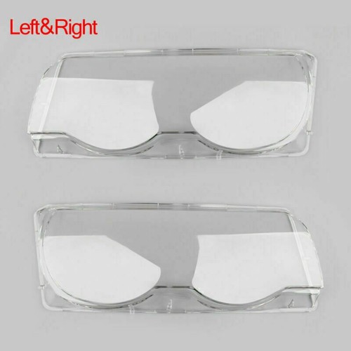 1Pair Car Clear Faro Headlamp Lens Cover Shell Per BMW E38 1999-2001 S1 ...