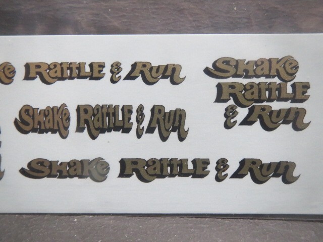 Shake, Rattle & Run 1/25 Decal from Fremont Racing Specialties | eBay