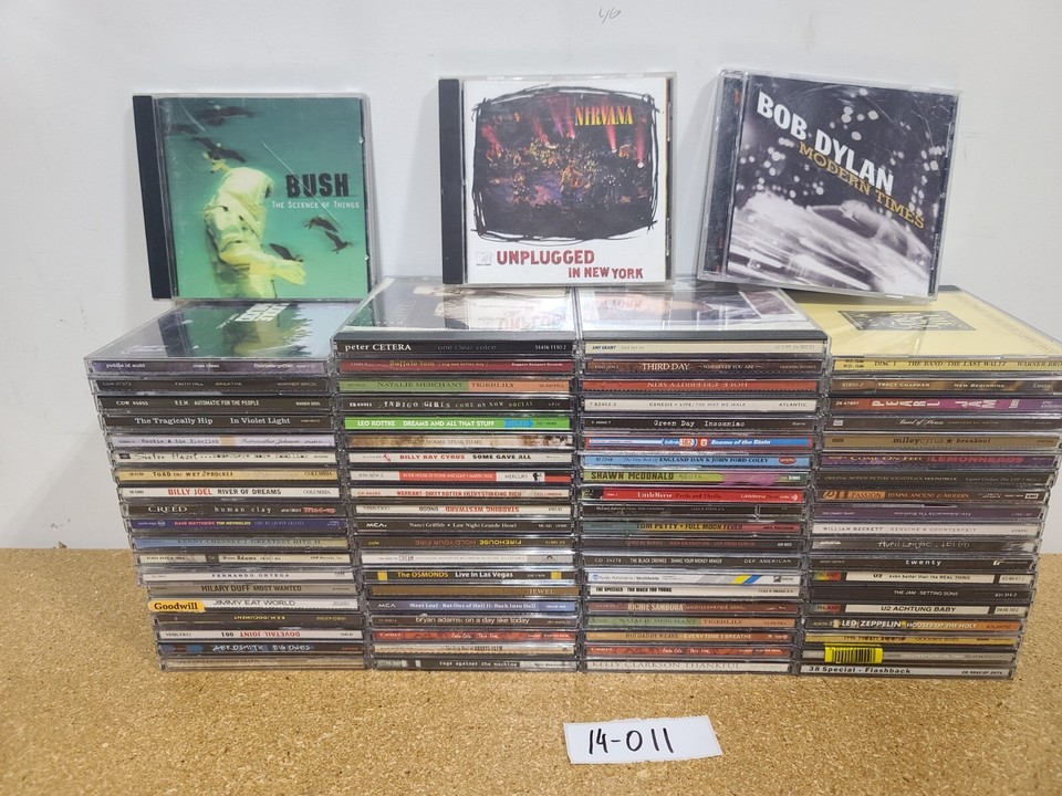 80 Lot Wholesale Random Assorted Audio CDs With Case & Original Artwork ...