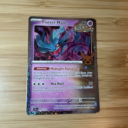 Pokemon TCG Trick Or Trade Flutter Mane 78/162 Cosmo Holo Rare 2024 | eBay