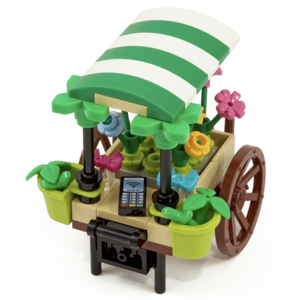 Flower Cart Market Florist | All parts LEGO | eBay