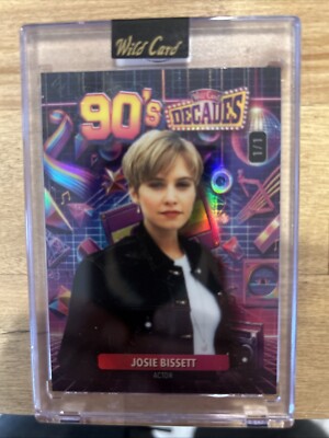 Josie Bissett 2024 Wild Card Decades 90's 1/1 Melrose Place actress | eBay