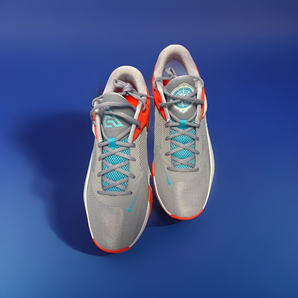 Nike Men's Giannis Zoom Freak 4 Paris Grey-Multicolor, DJ6149-500 Size ...