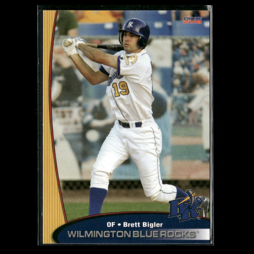 Brett Bigler 2008 Wilmington Blue Rock Team Set Baseball Card MLB NM | eBay
