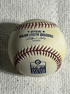 Minnesota Twins Target Field Inaugural Season MLB BP Used Baseball | eBay