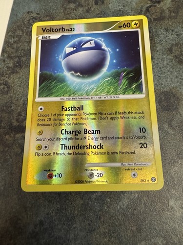 Voltorb lv.33 SH3 Stormfront Reverse Holo Pokémon Card 2008 | eBay