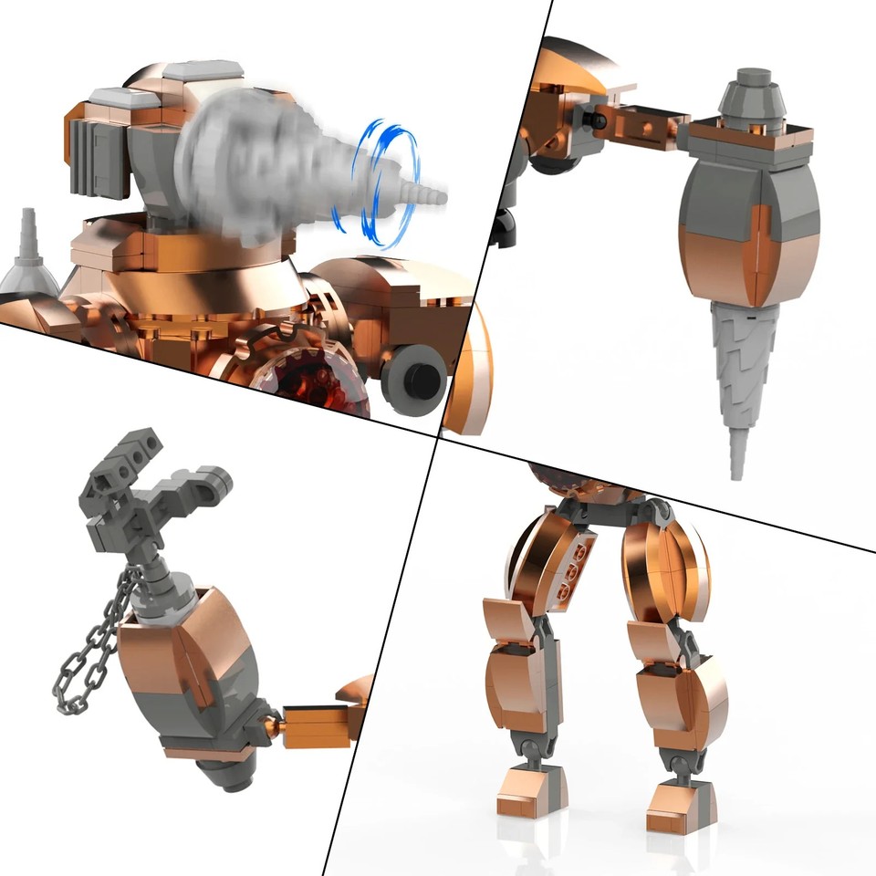 Upgraded Drill Man Skibiidi Toy Toilet Building Sets, Drillman Blocks ...