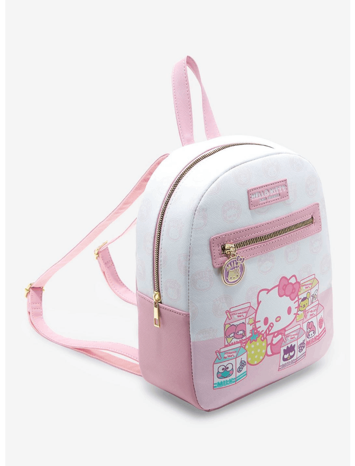 Sanrio Hello Kitty Flavored Milk Pink and Pastel Mini Backpack | eBay