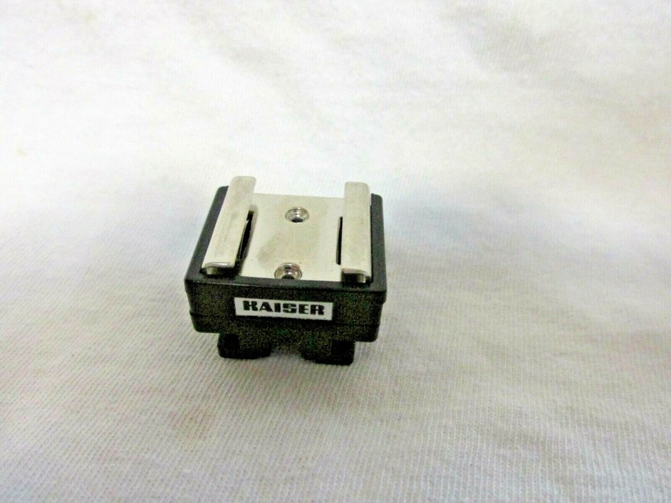 KAISER 1301 FLASH SHOE ADAPTER HOT FLASH SYNCHRO PC SYNC 1/4" THREAD ...