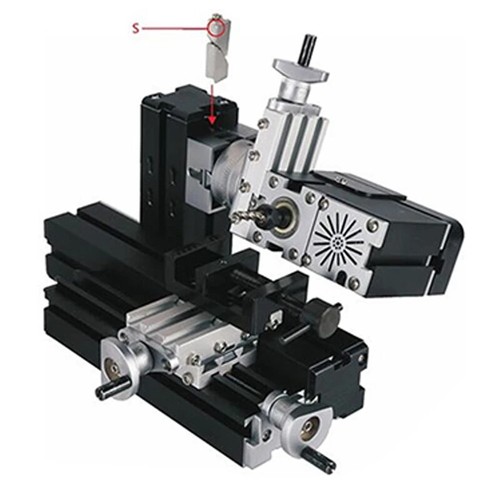 High Power Miniature Metal Horizontal Milling Machine DIY Tools Milling ...
