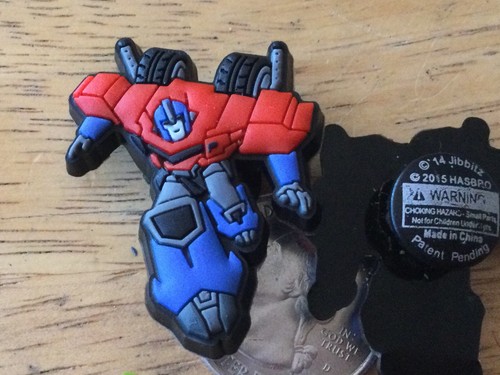 Transformers Optimus Bumble Bee Megatron AUTHENTIC JIBBITZ SHOE CHARM ...