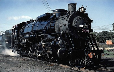 St Louis-San Francisco Railway Steam Locomotive # 1522 Train Vtg Chrome ...