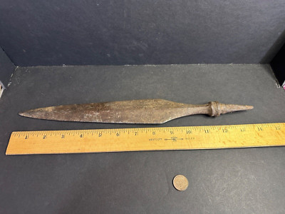 Vintage Moro Budiak Filipino? Iron Spear or Dagger Point | eBay