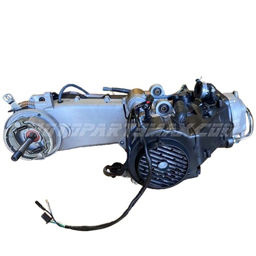 GY6 150cc Scooter Engine Motor Long Case CVT Auto Clutch Electric Kick ...