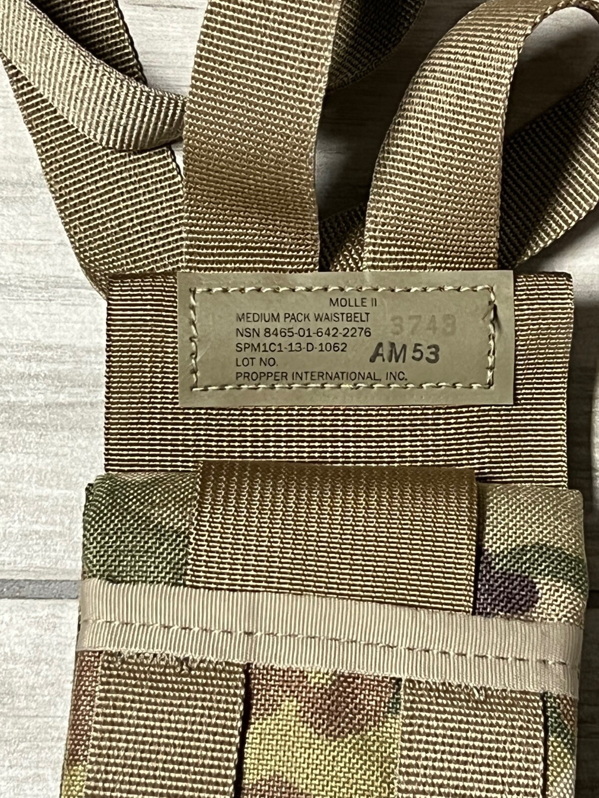 Propper Multi Cam, Scorpion, MEDIUM RUCKSACK WAIST BELT OCP MOLLE II ...