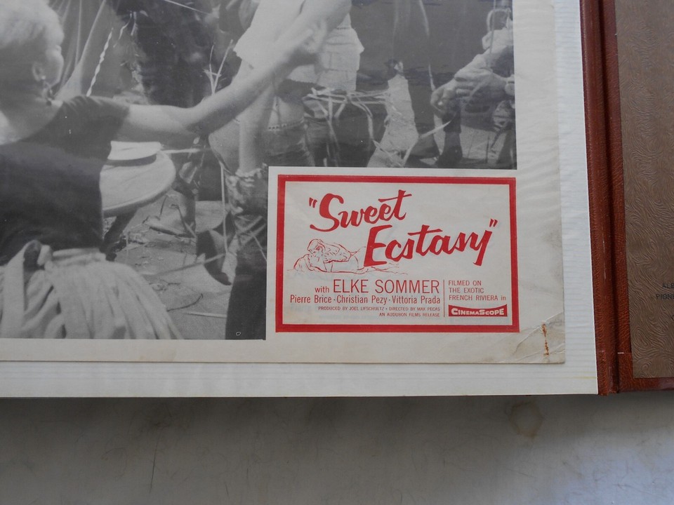1957 "SWEET ECSTASY" LOBBY CARD 11 X 14 ELKE SOMMER #4 | eBay