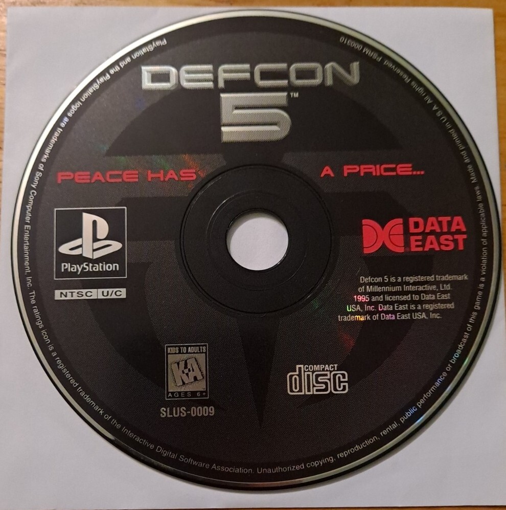 Sony PlayStation 1 PS1 Disc Only TESTED Defcon 5 | eBay