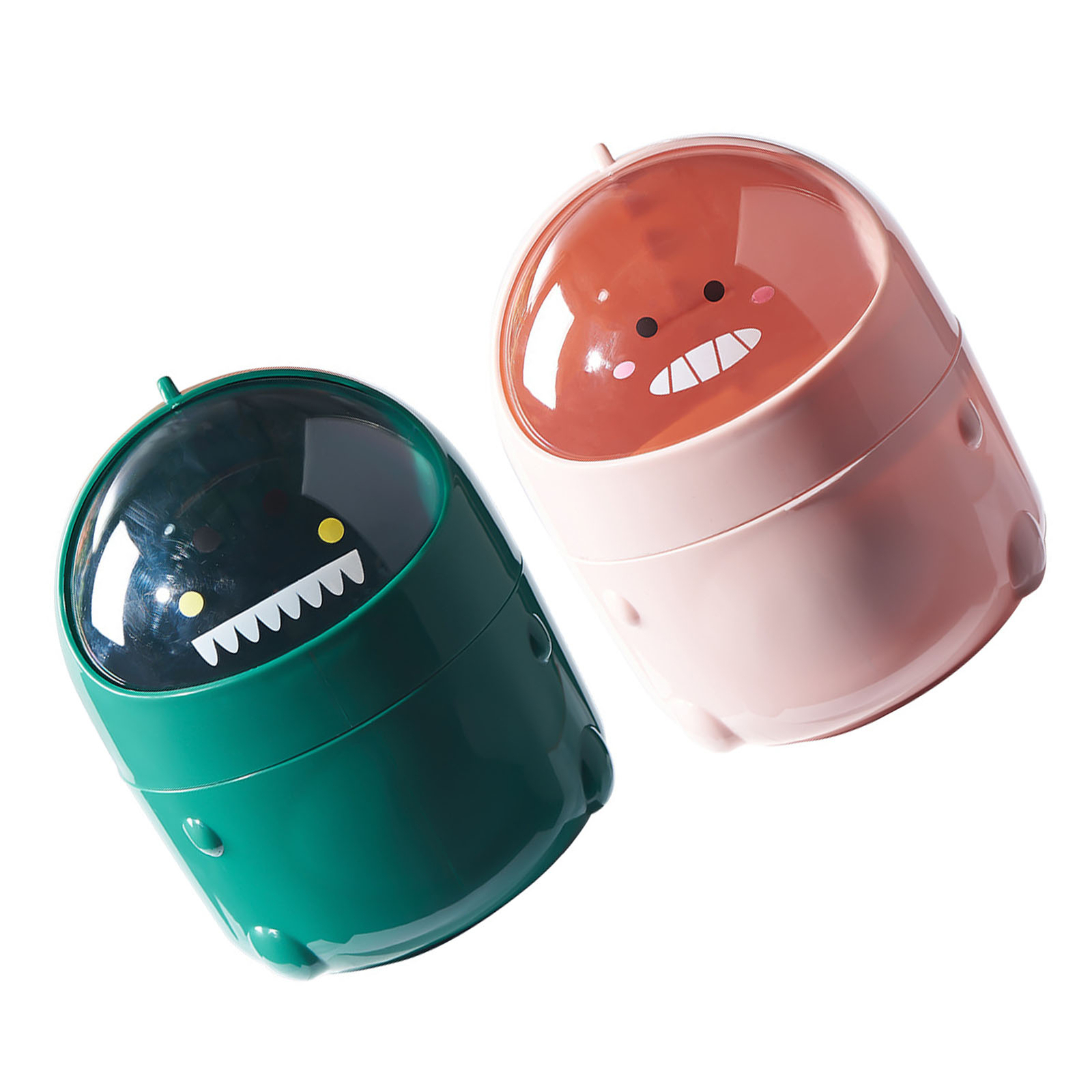 Mini Trash Can Home Office Waste Bin Mini Desktop Garbage Basket Roll ...