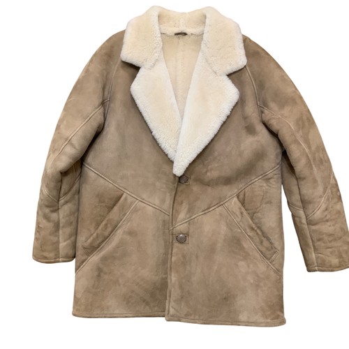 Canterbury NZ Sheepskin Coat w/Pure New Wool Lining 42" Chest Aviator ...