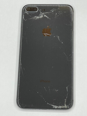 Apple iPhone 8 Plus OEM Original back housing Frame Replacement Black ...