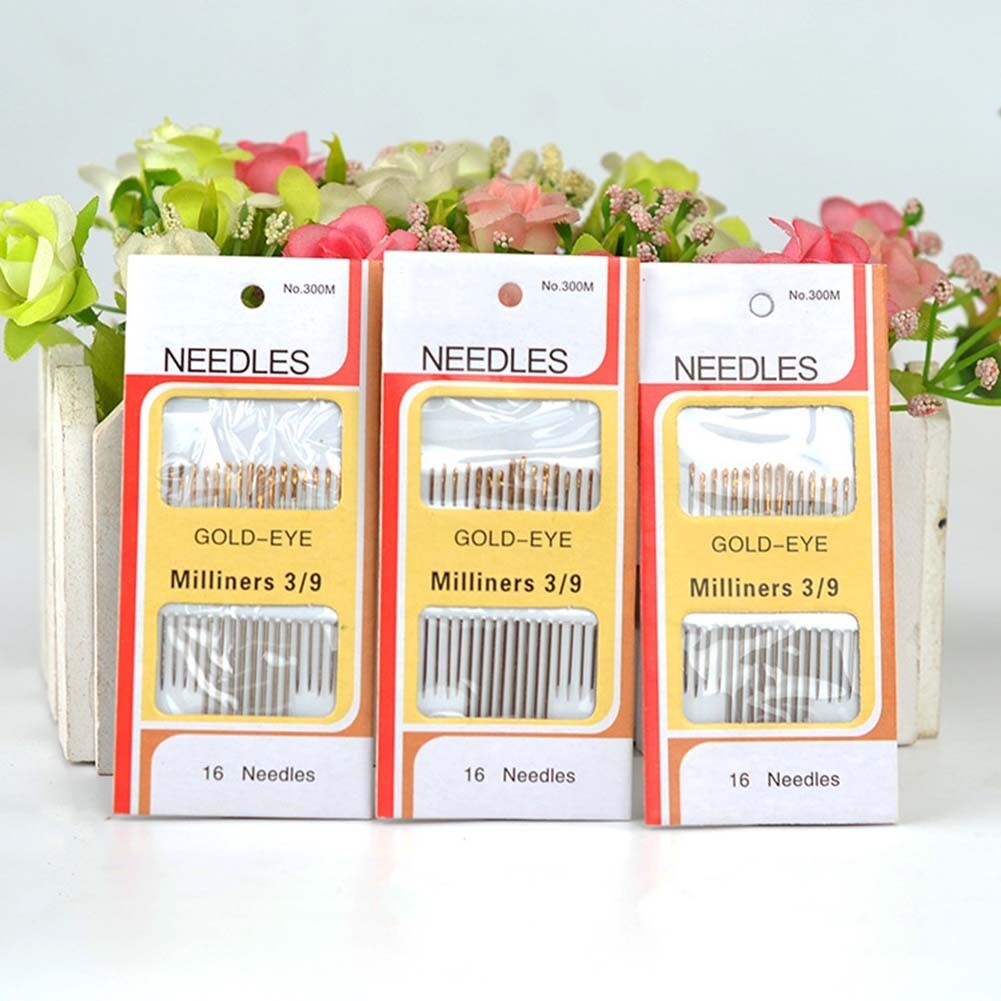 Easy Thread Self Threading Needles 16pcs Large Eye Sharp Needles for ...
