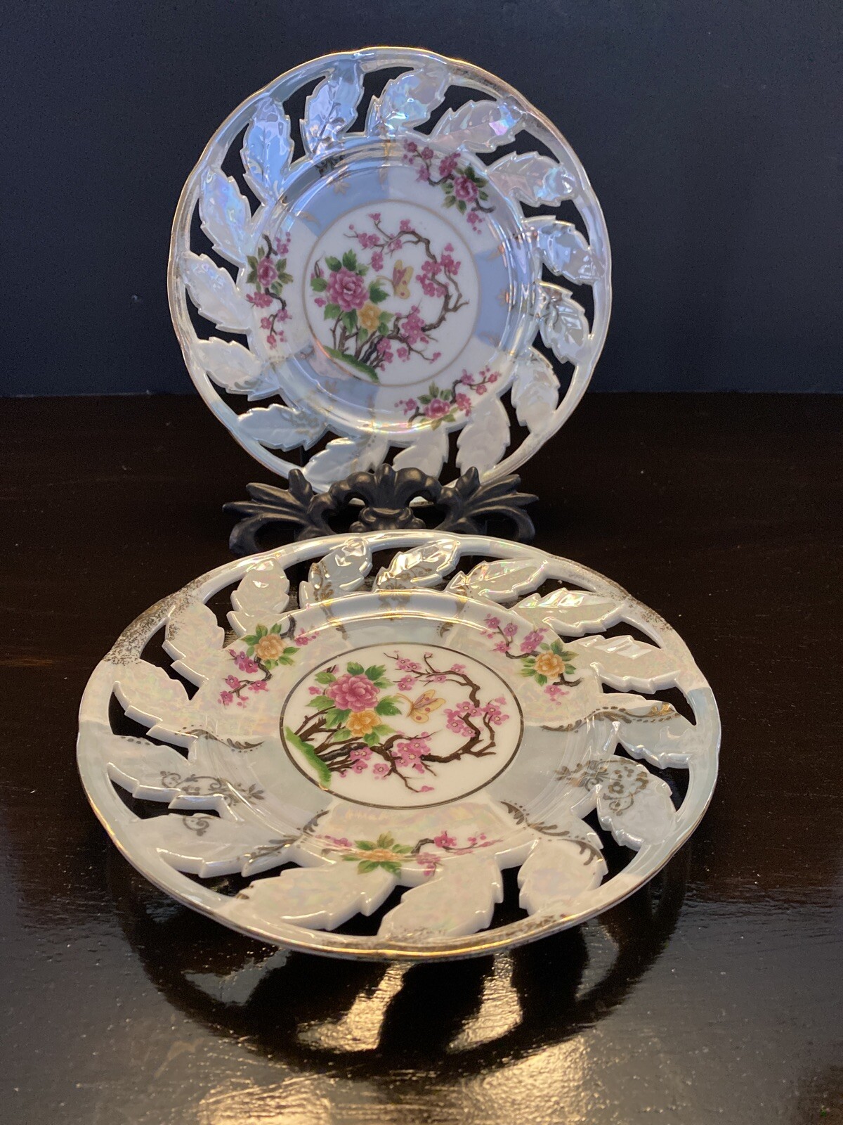 VINTAGE JAPANESE? Decorative Wall Hanging /Mantle PLATES(Set Of 2) | eBay