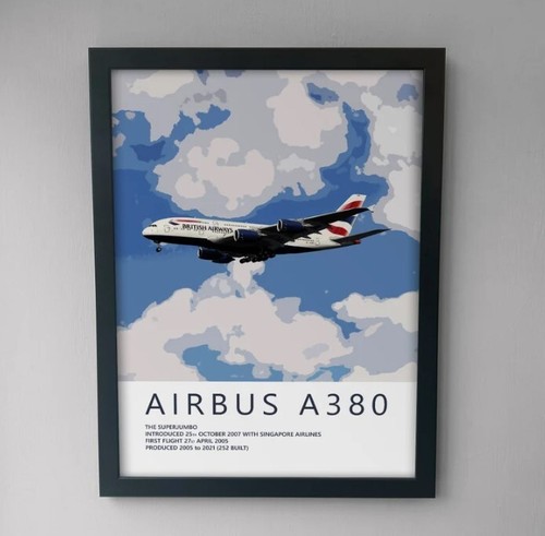 Delta Air Lines Airbus A220 Poster - Fine Aviation Artwork - Airplane ...