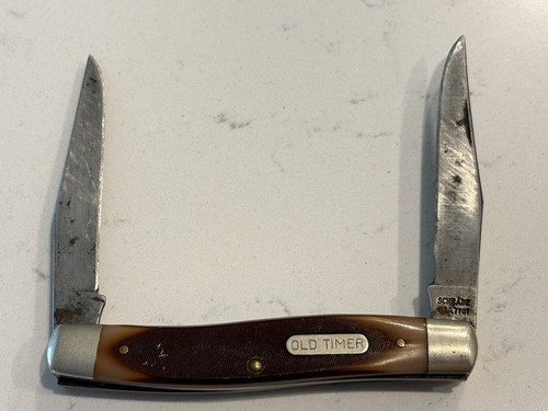 Vintage SCHRADE USA 770T 2 Blade Old-Timer Muskrat Pattern Pocket Knife ...