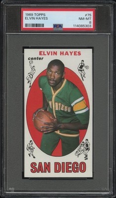 1969 TOPPS #75 ELVIN HAYES ROOKIE RC PSA 8 | eBay