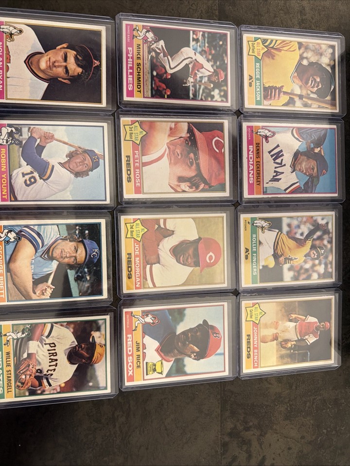 1976 Topps Baseball Complete Set 1-660! Eckersley Rookie RC Inc Traded ...