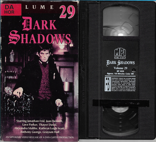 Dark Shadows: Volume 29 (VHS, 1990) Jonathan Frid, Joan Bennett & Lara ...