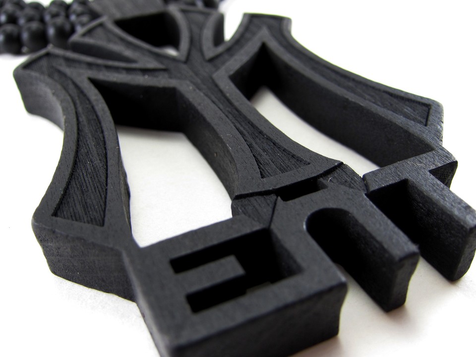 WOODEN LIL WAYNE YOUNG MONEY ENT. PENDANT PIECE CHAIN NECKLACE GOOD HIP ...