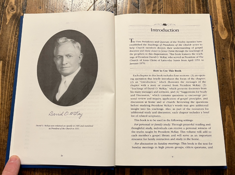 Teachings of Presidents of the Church: David O. McKay Mormon Signed | eBay