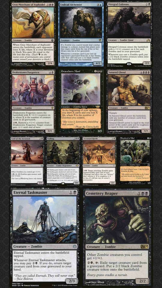 The Scarab God ZOMBIES Commander Deck Magic MTG Ready-to-Play 100 cards ...