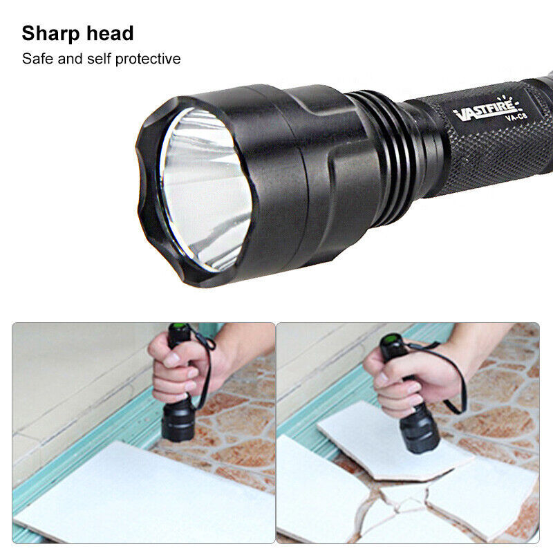 800yard Green LED Flashlight Predator Hunting Light Weapon Gun Barrel ...