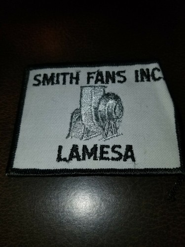 Vintage 1970s Smith Fans Inc LAMESA Industrial Patch | eBay
