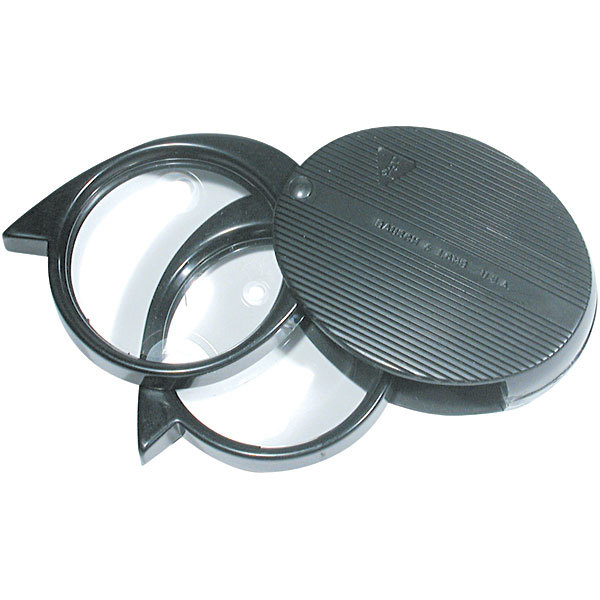 Bausch & Lomb 4X, 5X and 9X (2) Lens Pocket Magnifier Loupe | eBay