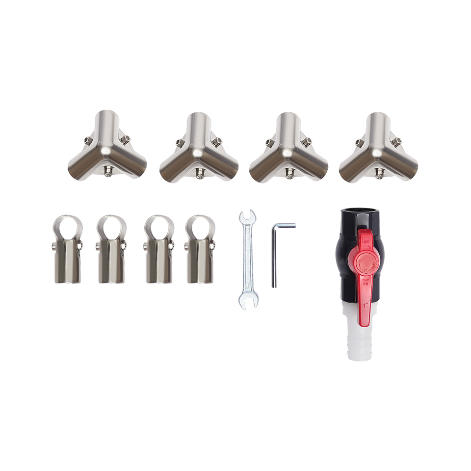 120*80*50cm Cuboid Koi Pond Canvas Fish Pond Above Ground Fish Tank ...