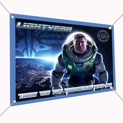 LightYear Vinyl In/Outdoor Banner Sign Poster 30" x 24",2.5 'x 2',Buzz ...
