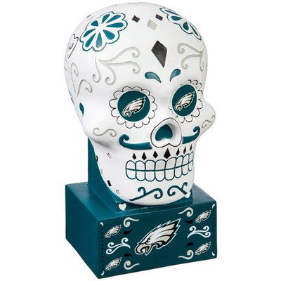NFL Philadelphia Eagles Sugar Skull Garden Figure Skull | eBay
