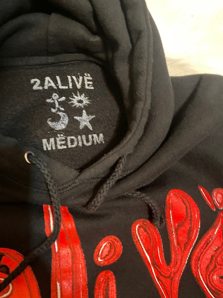 Twizzy Rich Black Hoodie Yeat Album “2ALIVE” Merch Size Medium Men ...