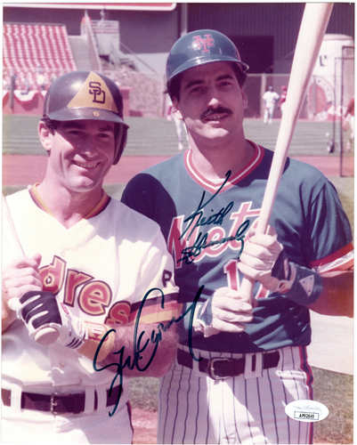 STEVE GARVEY & KEITH HERNANDEZ RARE Signed 8x10 Photo Autograph JSA ...