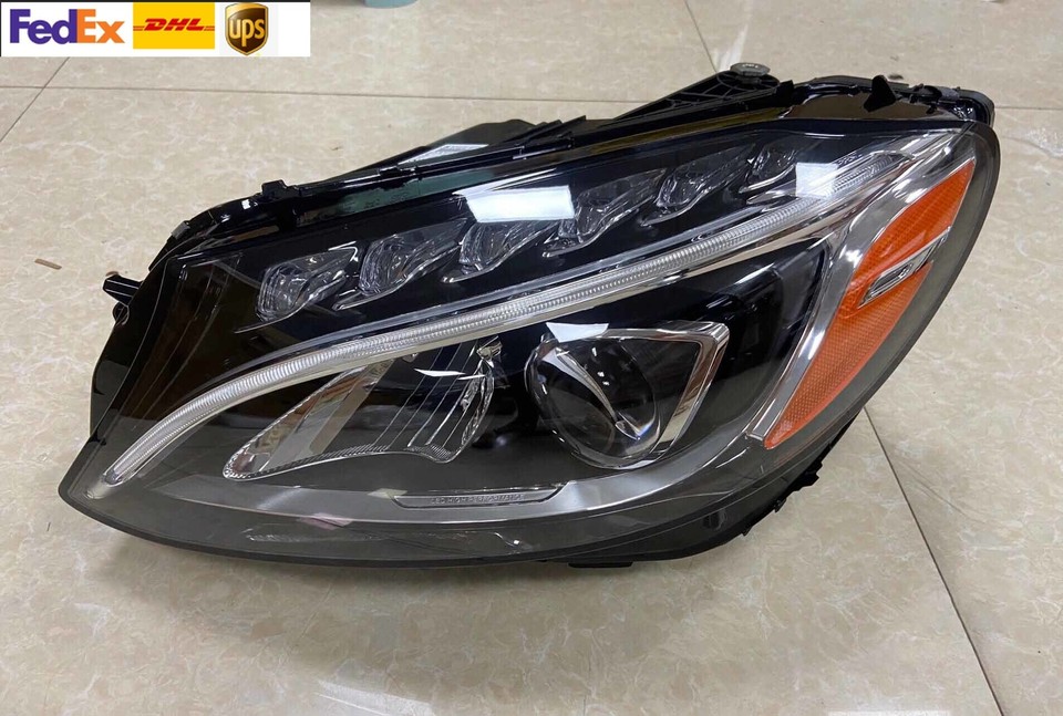 For 15 16 17 18 Mercedes Benz C-Class C300 W205 LED Headlight Left ...