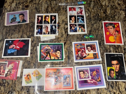NEW Colorful Elvis Presley International Collectors Society Stamps ...