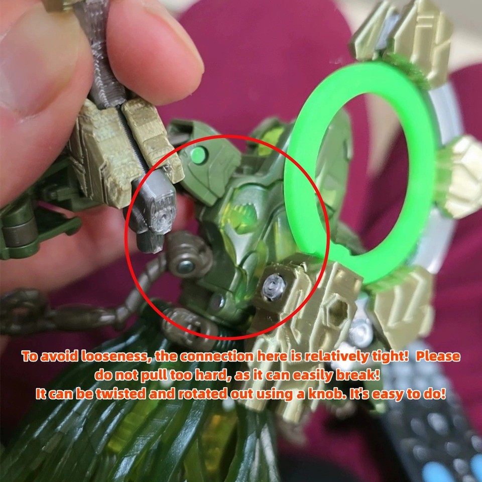 For AGE OF THE PRIMES QUINTUS PRIME Upgrade Kit 3D Printed Back Ring ...