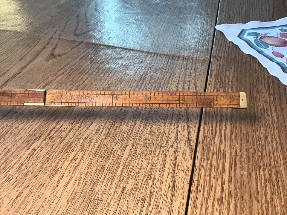 UNUSUAL VINTAGE STANLEY SWEET HEART WOOD WORKING RULE TOOL | eBay